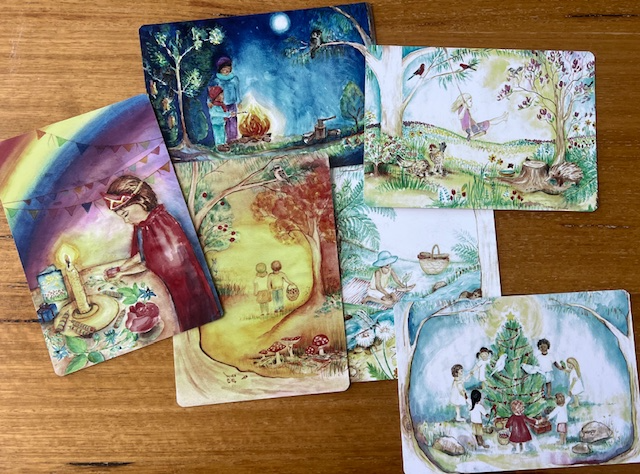 6 Seasonal Cards (plus Birthday and Christmas Table) – Free Postage Sp ...